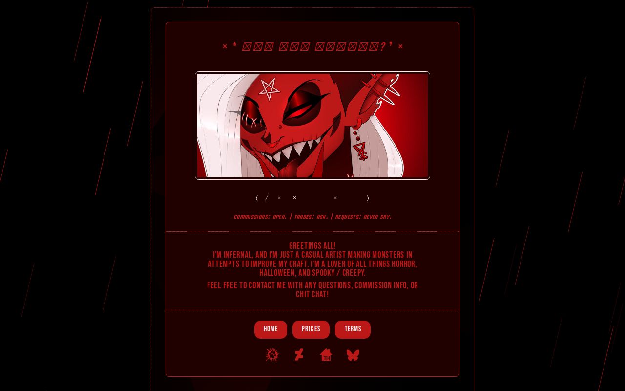 your infernal majesty.